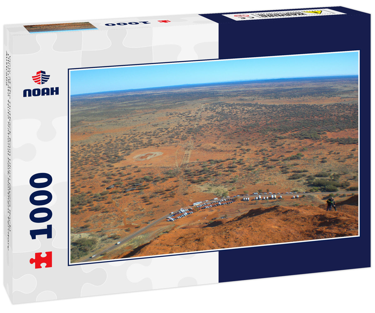 1000-piece-puzzle View at the Outback from Uluru (Ayers Rock) Uluru ...