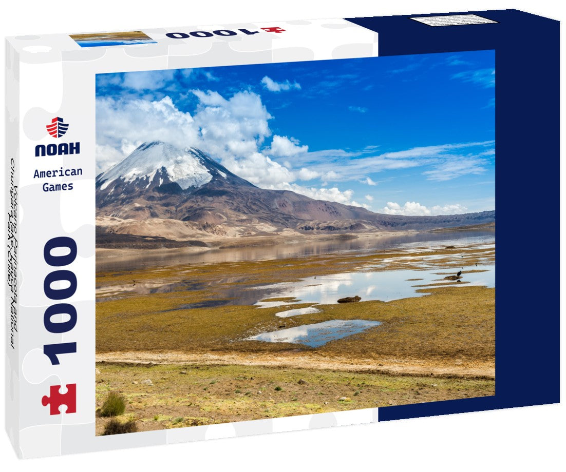 2000-piece-puzzle Noah Jigsaw Puzzle Volcano Parinacota and Chungara ...