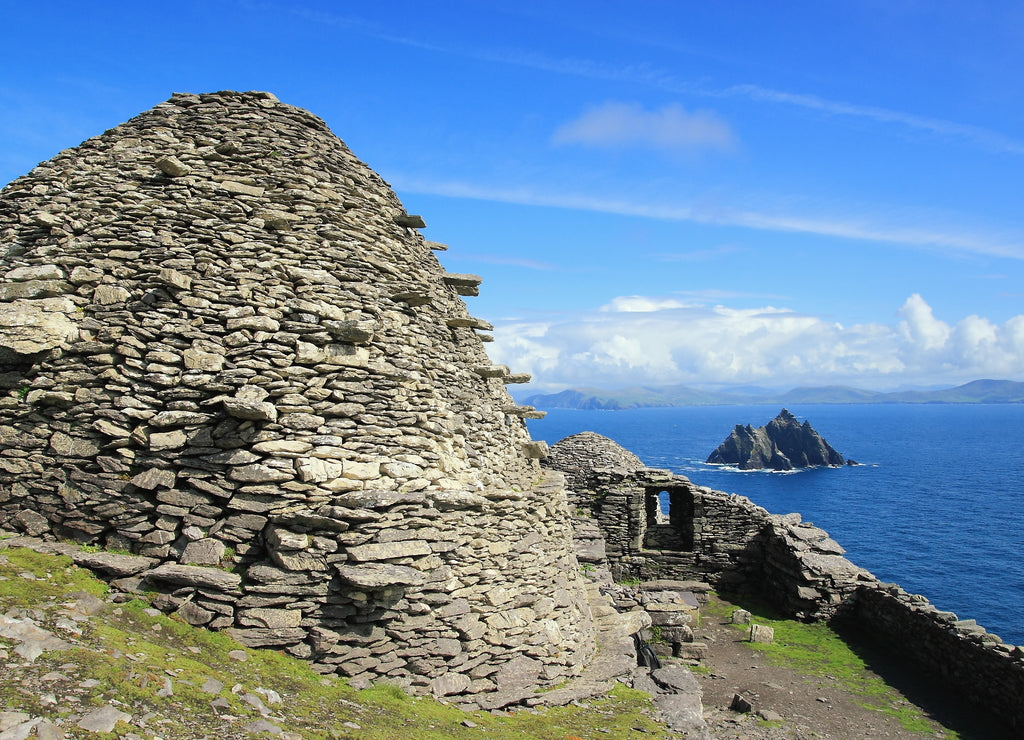1000-piece-puzzle Ireland Skellig Michael and little Skellig in Europe ...