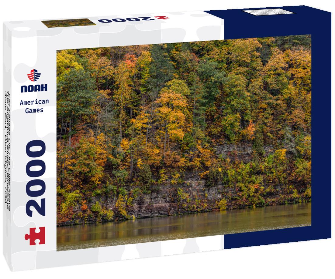 2000-piece-puzzle Noah Jigsaw Puzzle Fall Foliage On The Cliffs Above ...