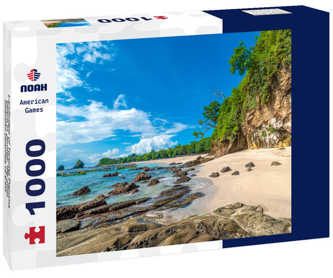 1000-piece-puzzle Noah Jigsaw Puzzle Landscape of Tanjung Papuma beach ...