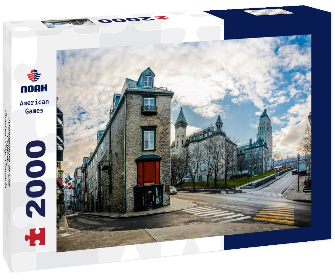 Architecture of Old Quebec - Quebec City, Canada 2000pc Puzzle