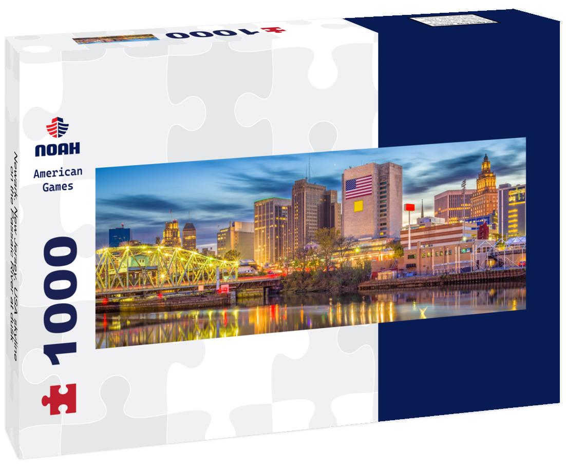 1000-piece-puzzle Noah Jigsaw Puzzle Newark, New Jersey, USA skyline on ...